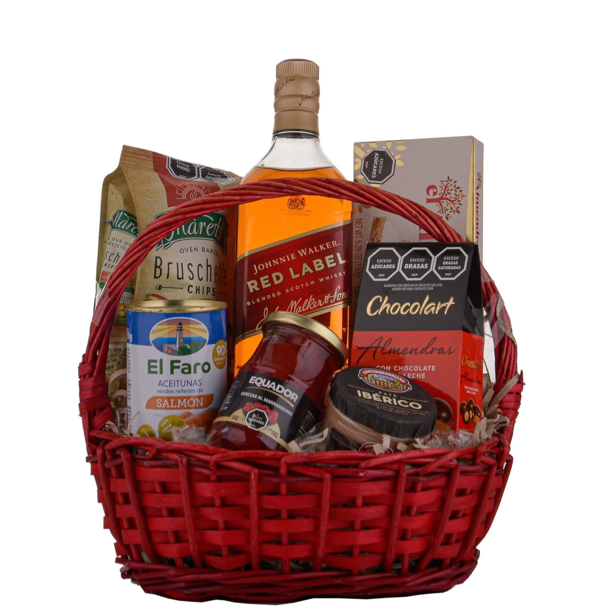Canastín Red Label - Navidad.uy